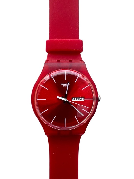 Swatch | Wearables | Swatch Suor7 Red Rebel | Poshmark
